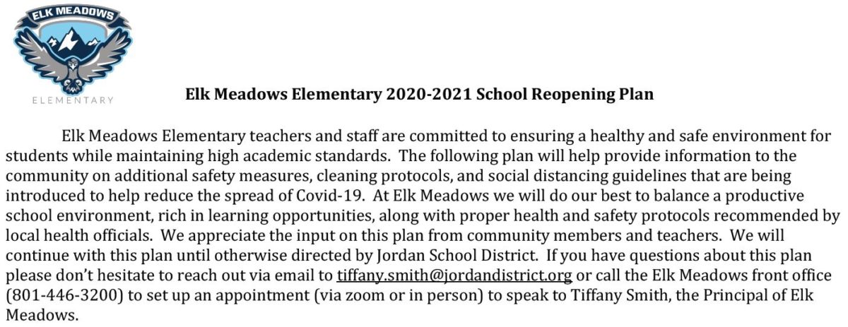 Elk Meadows Elementary – Home of the Falcons