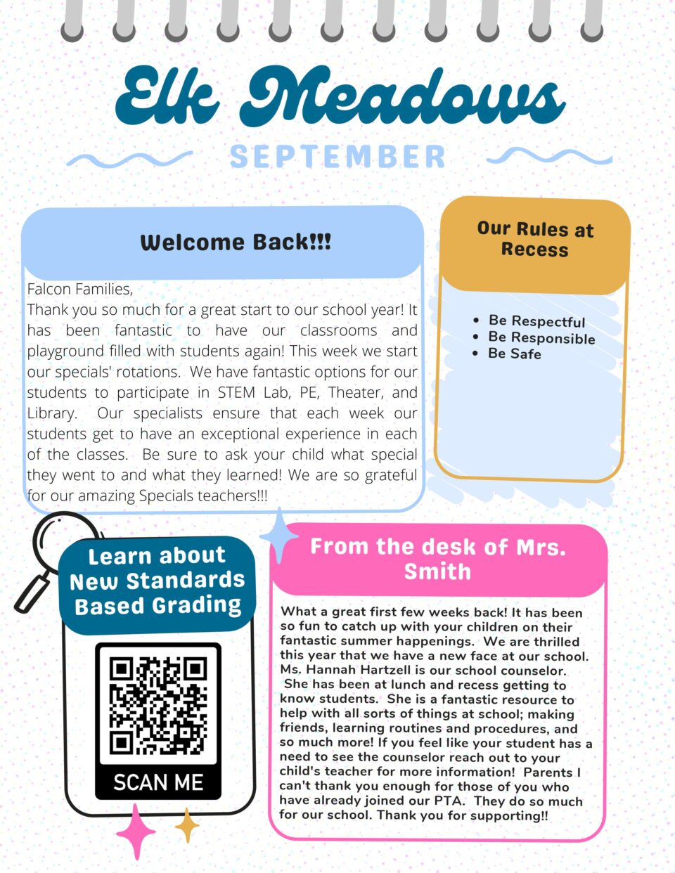 Elk Meadows Elementary – Home of the Falcons